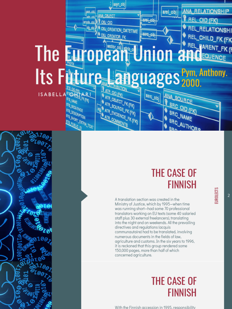 EU Language Policy and Finnish Translation | PDF | Translations ...