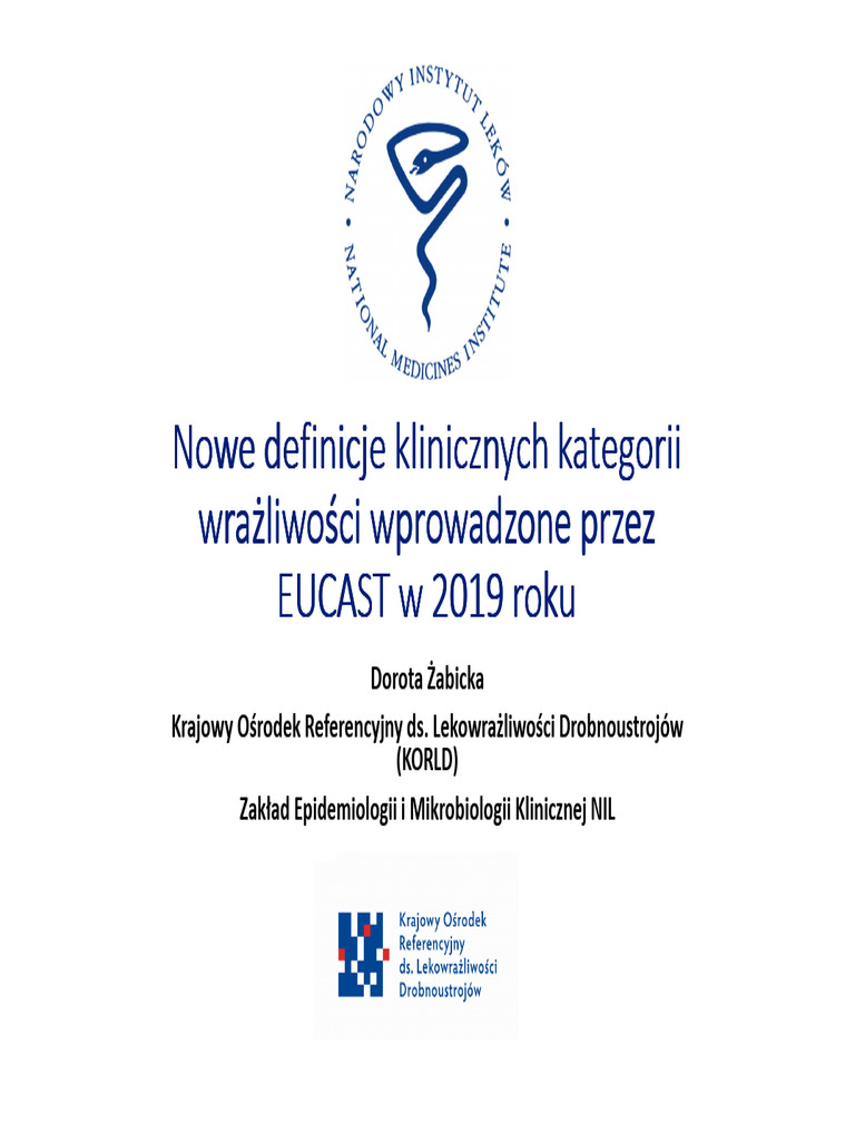 Definicje-EUCAST-2019 | PDF