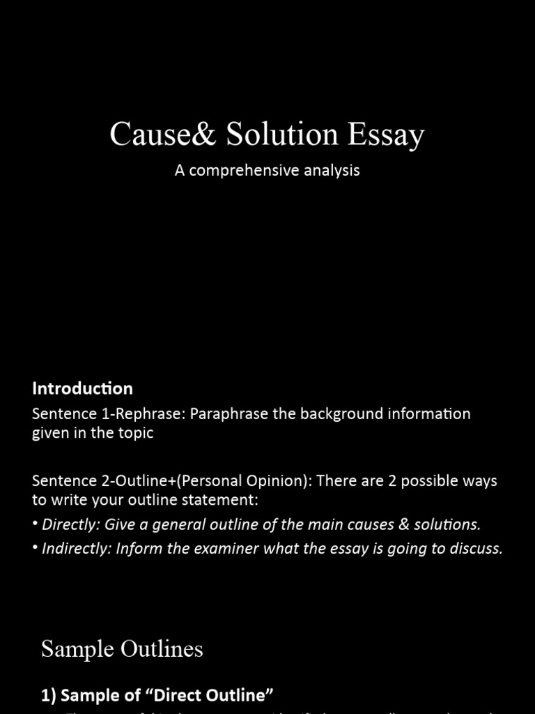 Cause&Solution Updated 222 | PDF | Essays | Transport