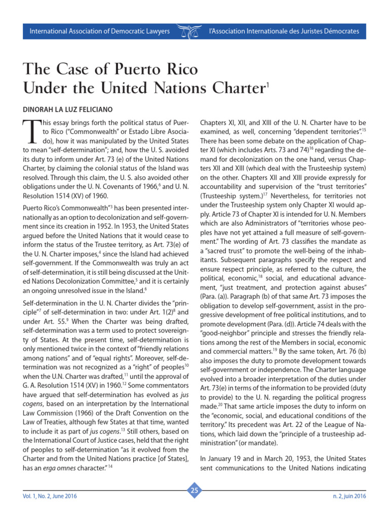 The Case of Puerto Rico | PDF | Territories Of The United States ...
