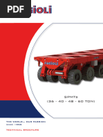 SPMT Description Incl Drawings | PDF | Trailer (Vehicle) | Crane (Machine)