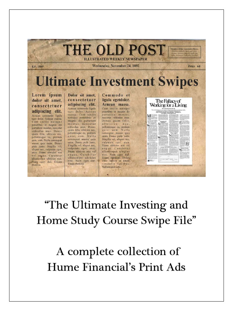 Ultimate Investment Swipes | PDF | Investing | Investment Management