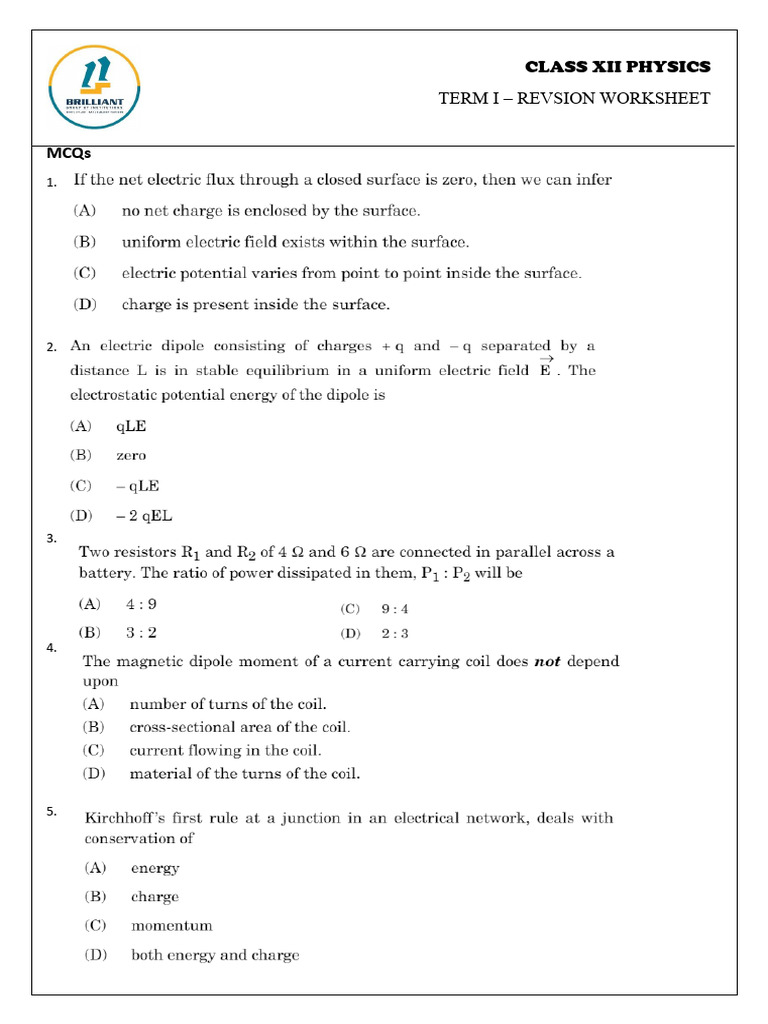 Term 1 Revision Worksheet | PDF | Science & Mathematics | Computers Term 1 Revision Worksheet | PDF | Science & Mathematics | Computers