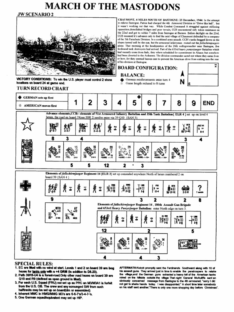 JW02 March of The Mastodons | PDF