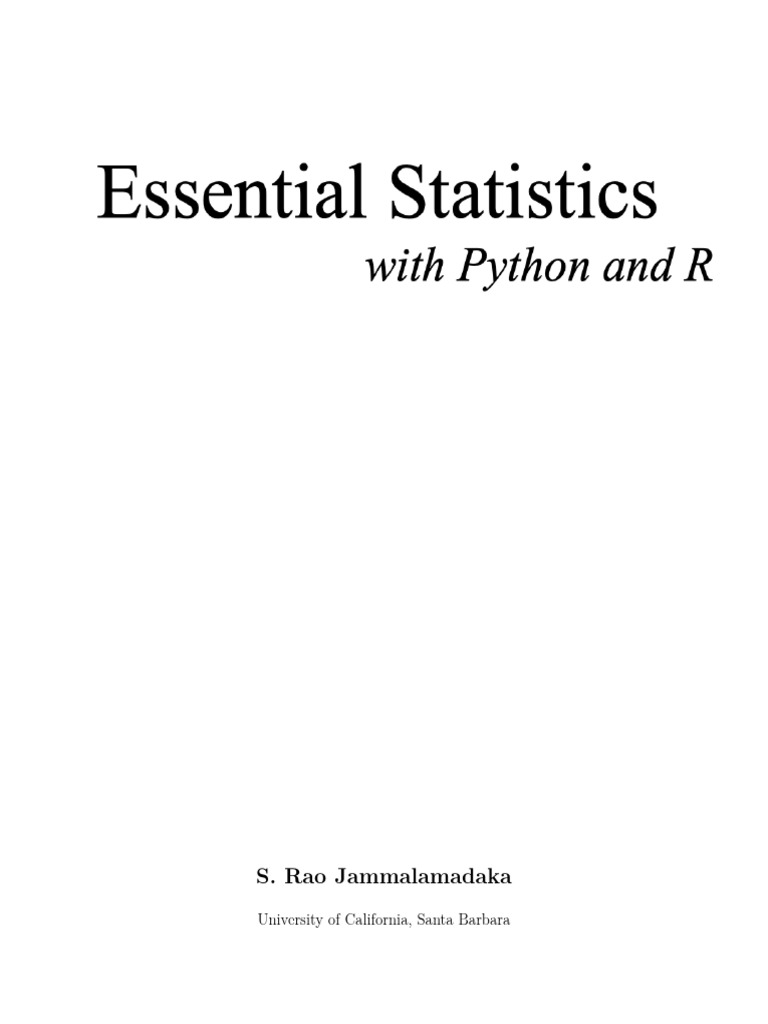 Essentials of Statistics | PDF | Level Of Measurement | Statistics