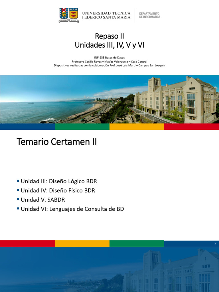 Repaso Unidades III, IV, V, y VI | PDF | Base de datos relacional | SQL