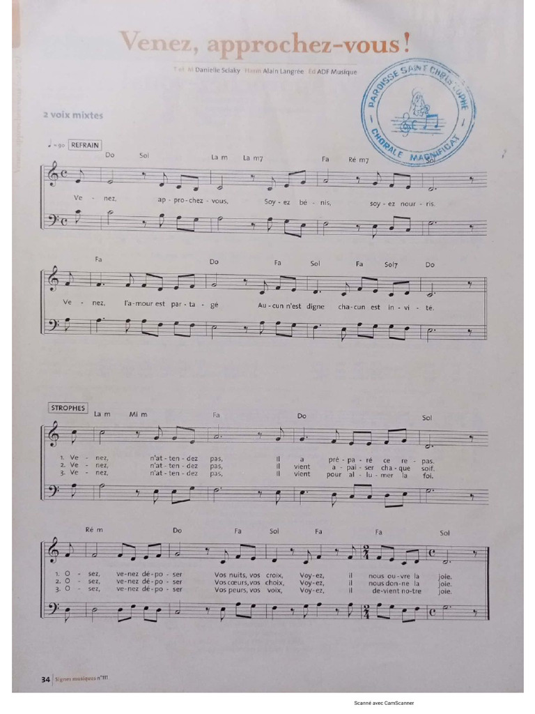 Venez, Approchez-Vous | PDF