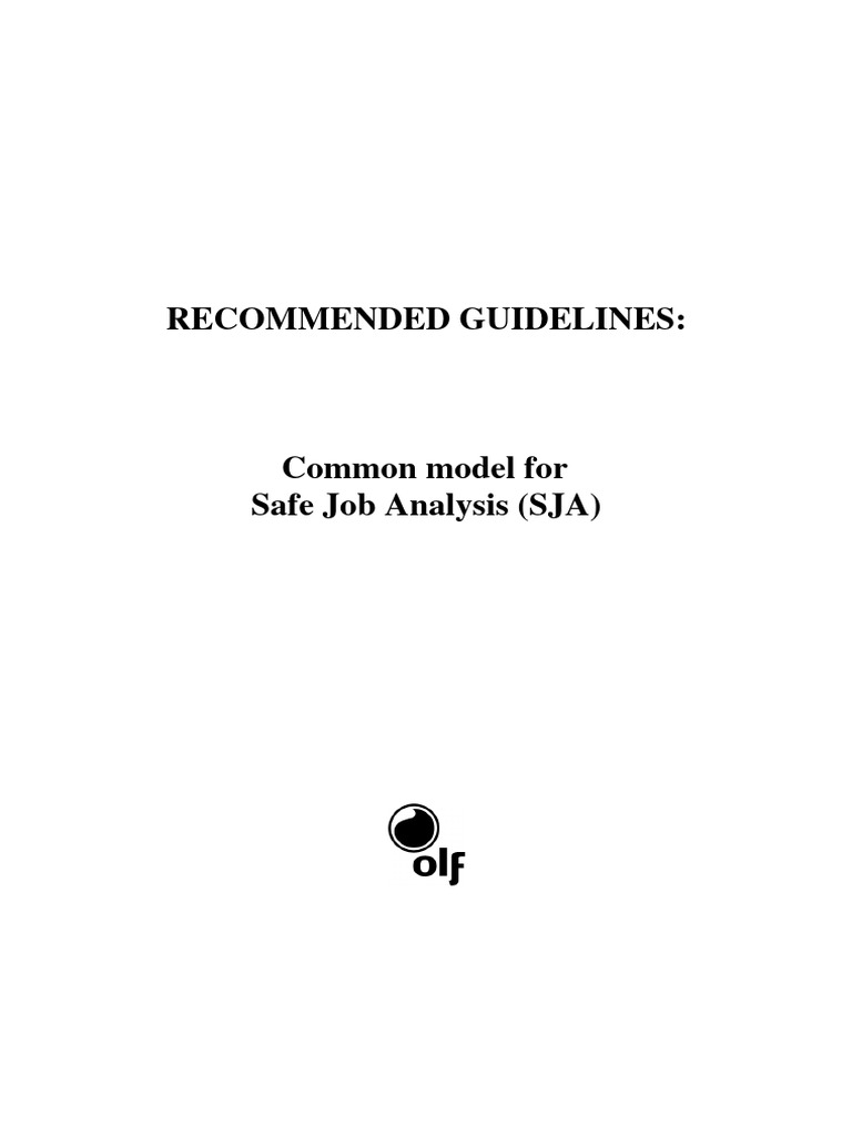 SJA Common Model | Download Free PDF | Risk | Hazards