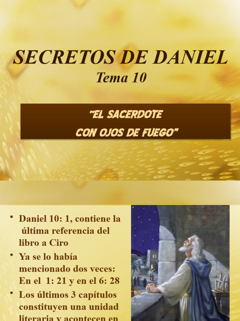 Secretos de Daniel, Cap. 10 | PDF | Gabriel | Pascua de Resurrección