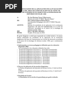 Modelo de Informe de Evaluaciones de Subsanacion | PDF