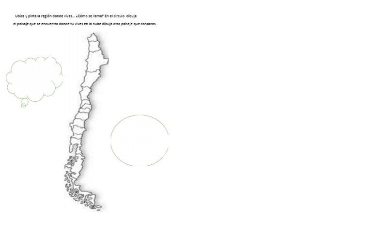 Ubica y pinta la región donde vives | PDF Ubica y pinta la región donde vives | PDF
