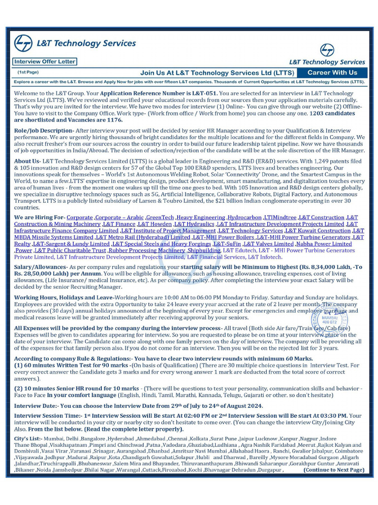 Interview-Offer-Letter | PDF