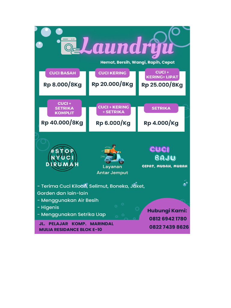 Brosur Laundryu | PDF