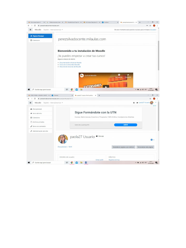 Herramienta Moodle | PDF