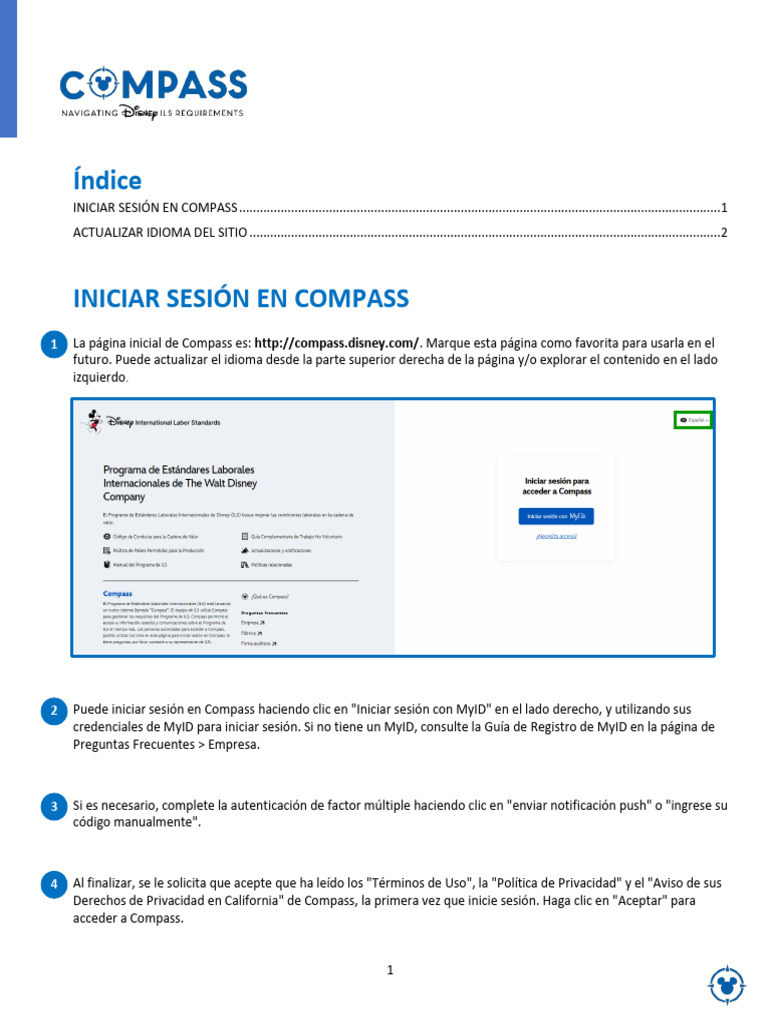 Logging in To Compass Spanish | PDF | Informática