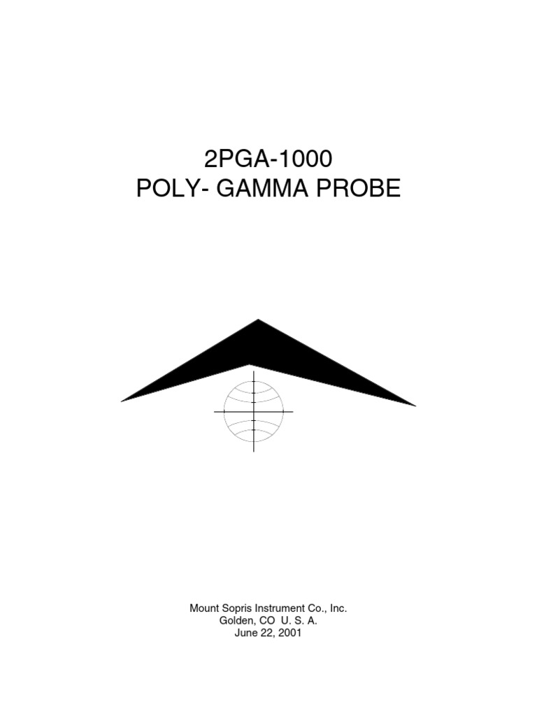 Poly-Gamma Borehole Probe Overview | PDF | Calibration | Electrical ...