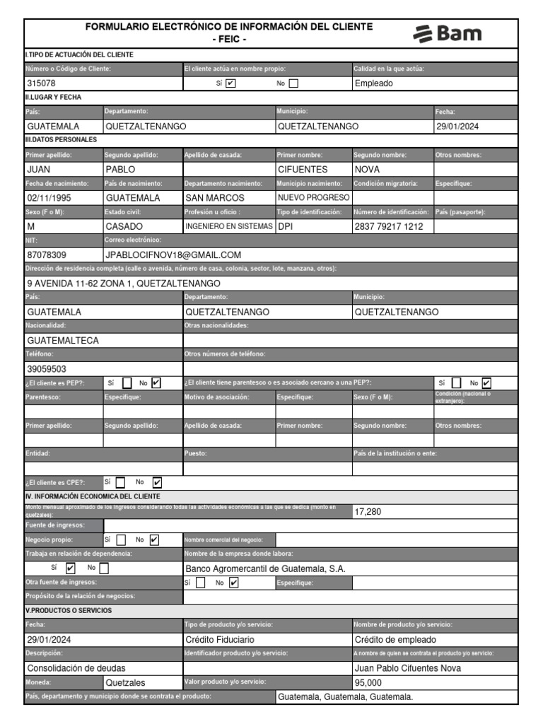 FEIC | PDF | Guatemala | Economias