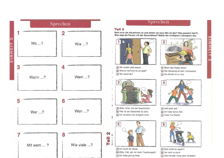 Sprechen A2 Letion 5 | PDF