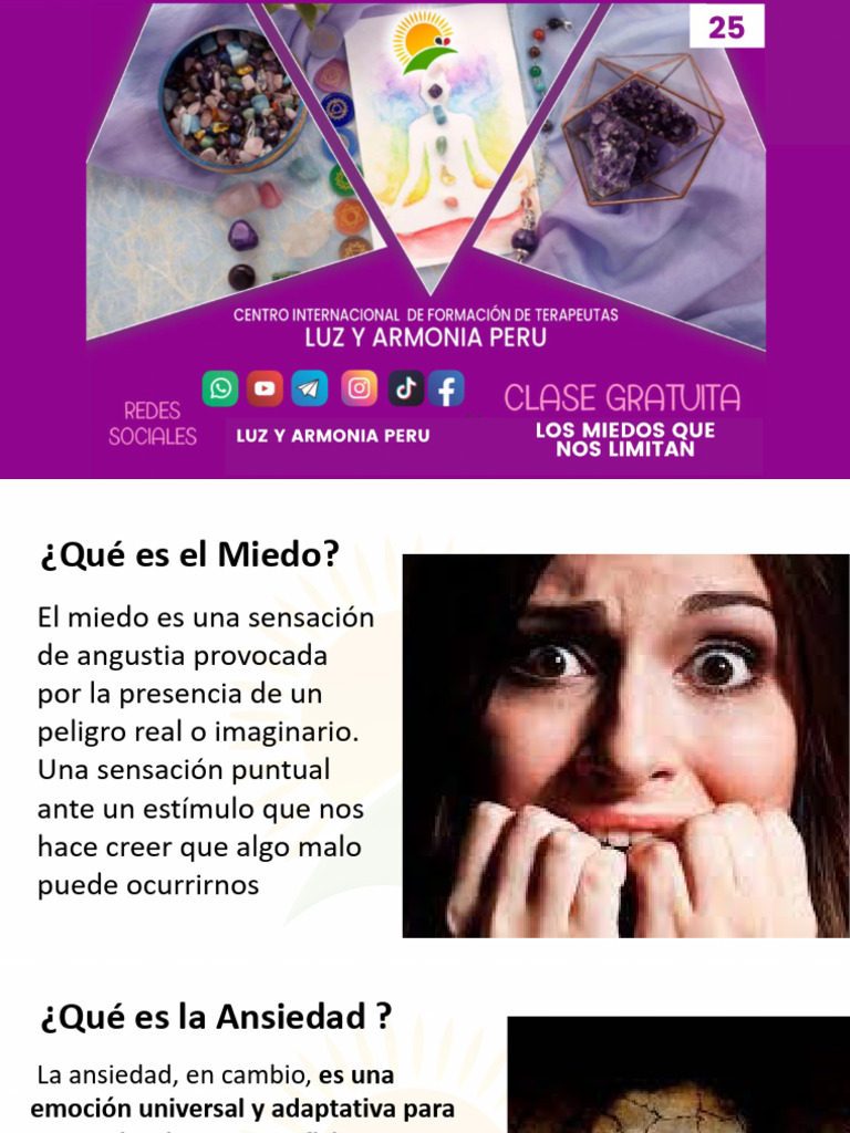 LyAP Los Miedos Que Nos Limitan - Introducción | PDF | Ansiedad | Temor