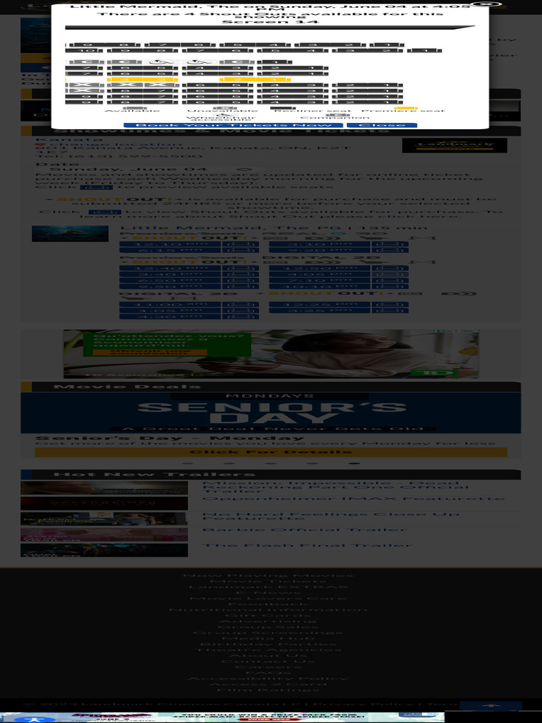 Little Mermaid, The Showtimes, Movie Tickets & Trailers Landmark ...