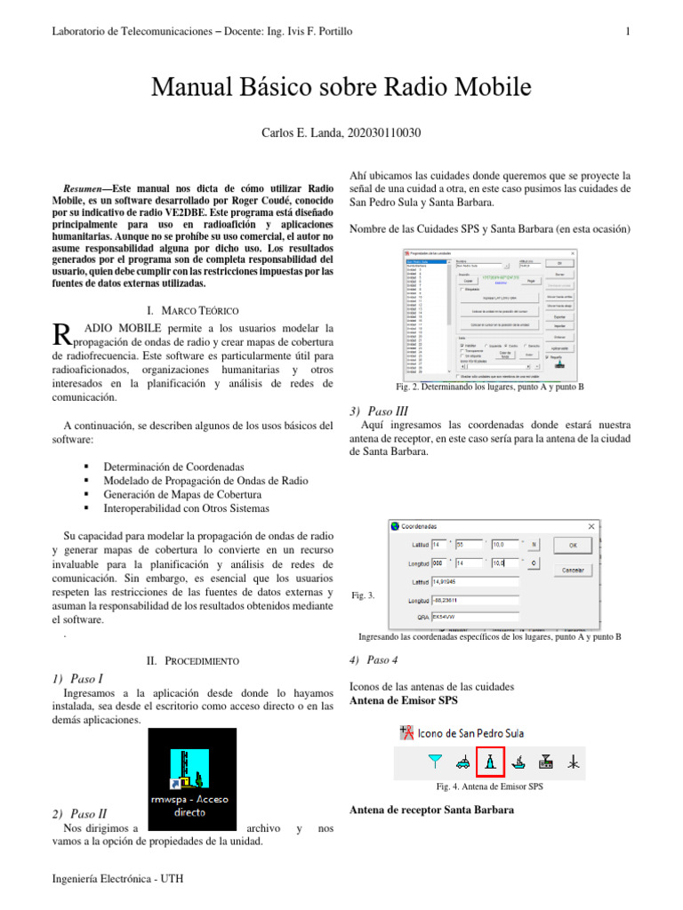 Manual Radio Mobile | PDF | Radio | Antena (Radio)
