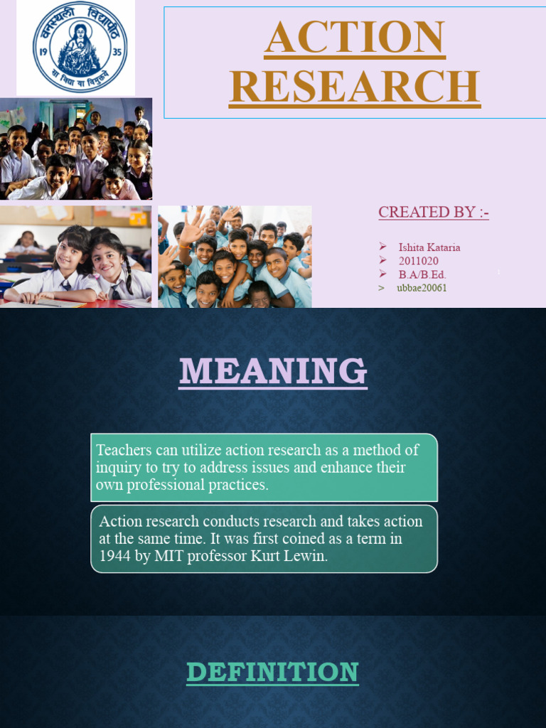 Action Research | PDF | Action Research | Survey Methodology