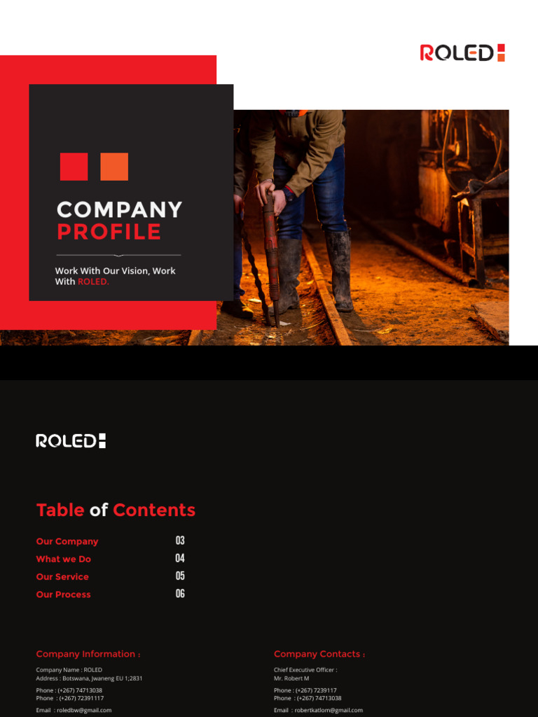 ROLED Company Overview and Services | PDF | Welding | Construction