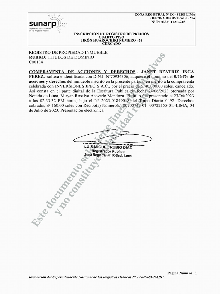 INSCRIPCION | PDF
