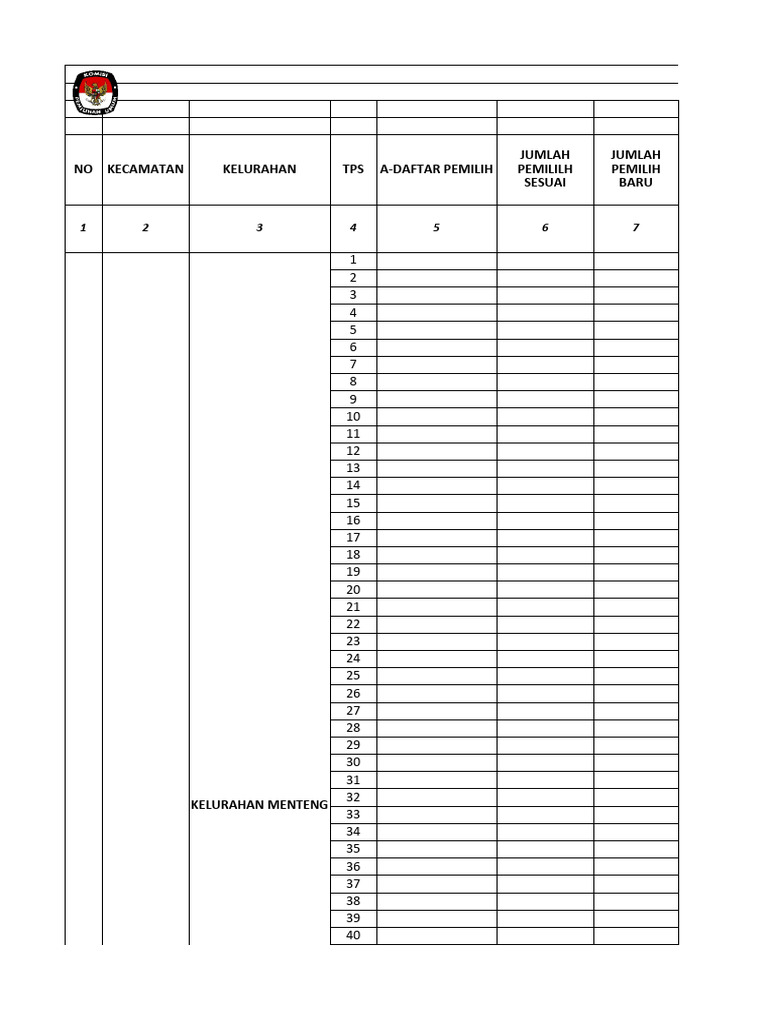 Progres Laporan Coklit Manual | PDF