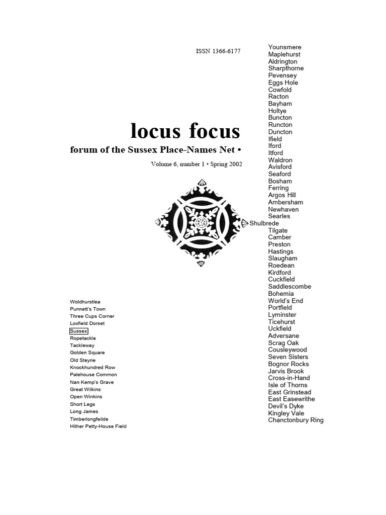 Locus focus - Volume 6_ number 1 | Download Free PDF | English Language ...