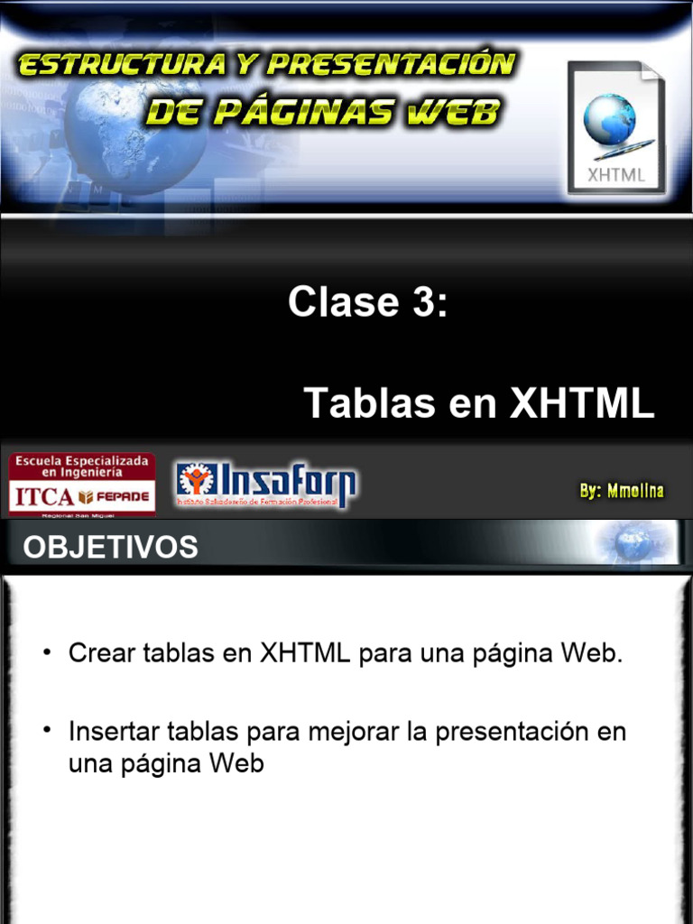 Clase03 Tablas | PDF | HTML | Informática