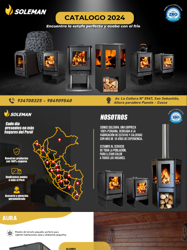 CATALOGO 2024 ESTUFAS SOLEMAN - Compressed PDF | PDF