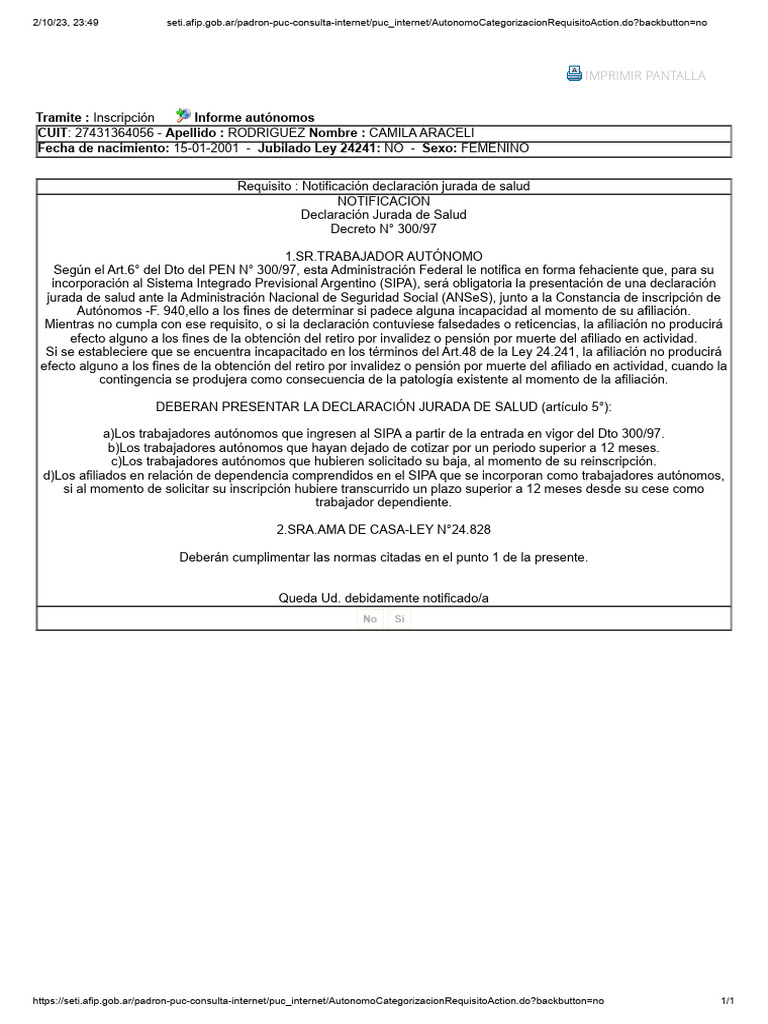Seti - Afip.gob - Ar Padron-puc-consulta-Internet Puc Internet ...
