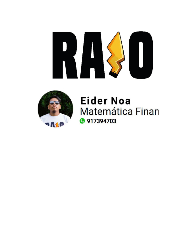 Eider Mate Fi Raio Amanecida Parte 1 Final 2023-1 (2) | PDF | Hoja de balance | Contabilidad