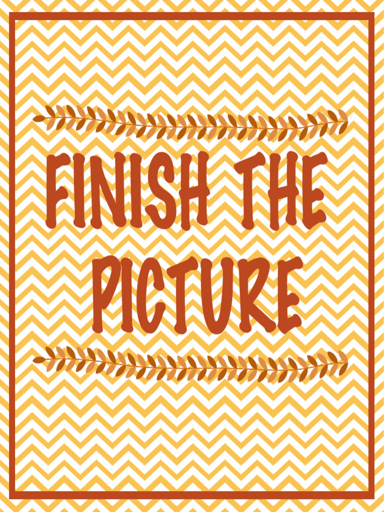 No Prep Finish the Picture Finish the Drawing 40 Pics | PDF