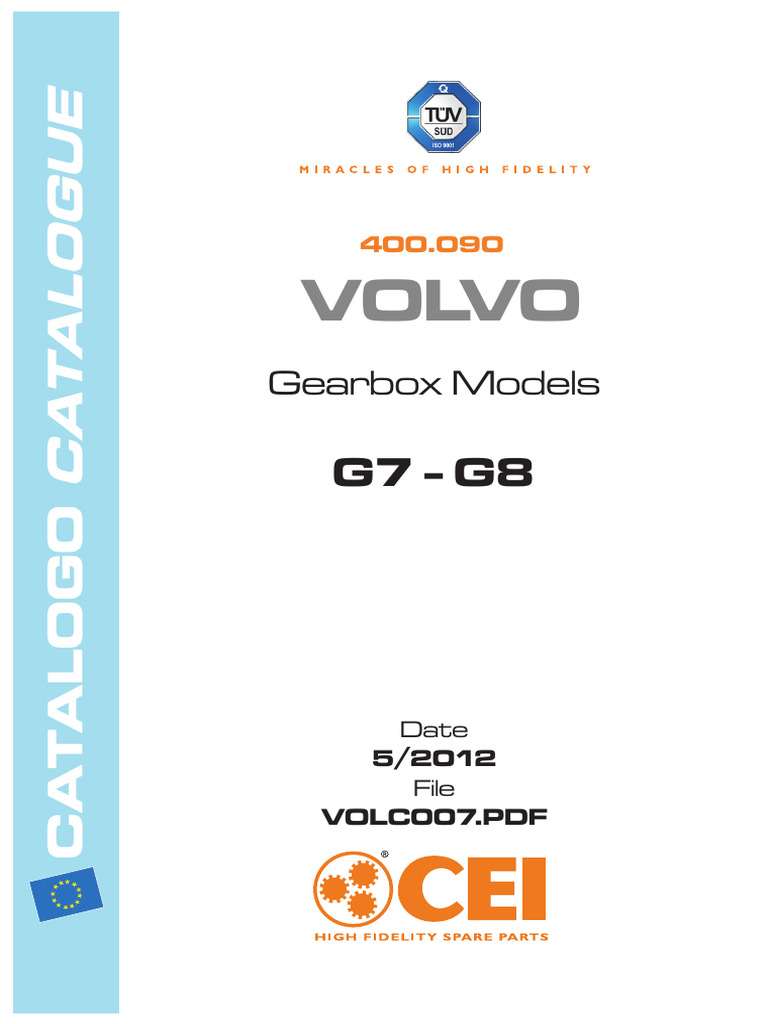 Volvo G7 G8 | PDF | Manual Transmission | Gear