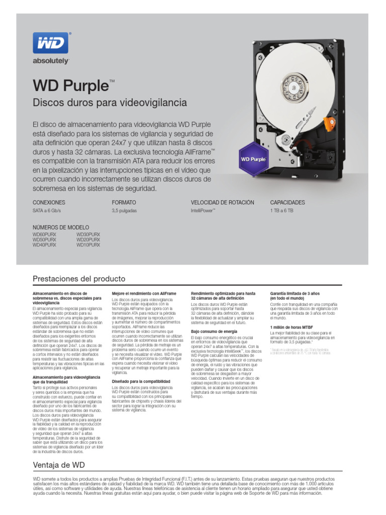 WD Disco Duro | PDF | Disco duro | Hardware de la computadora