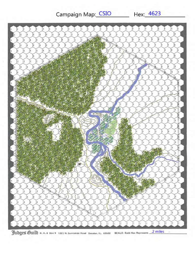 Judges Guild CSIO Hex 4623 | PDF