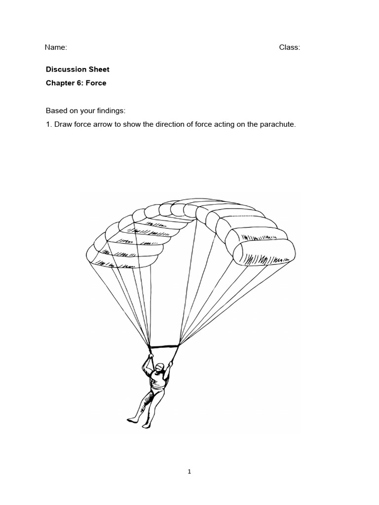 Force Experiment (Parachute) | PDF