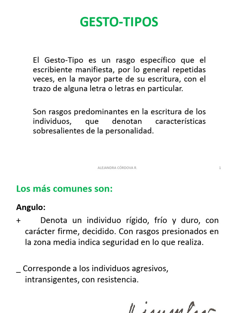 GESTO-TIPOS Con Imagenes | PDF | Cognición | Ciencia cognitiva