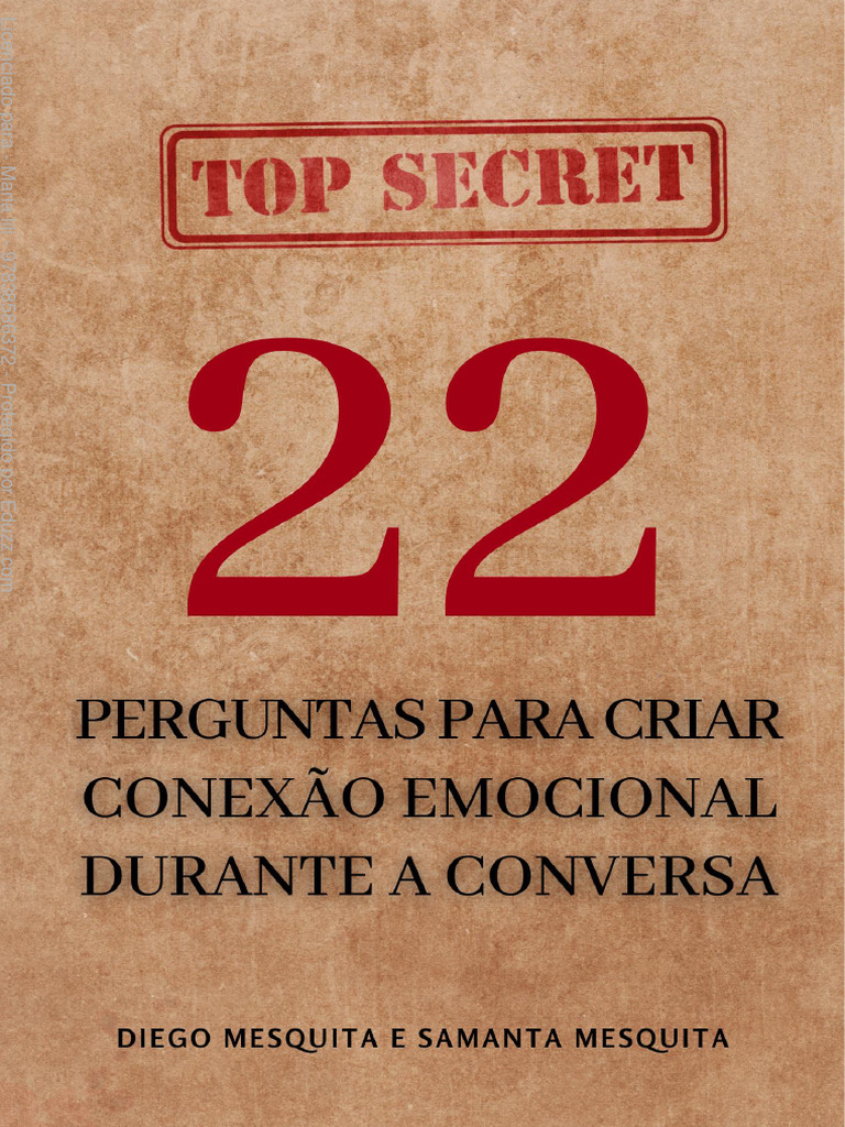 E Book 22 Perguntas para Criar Conexao Emocional | PDF