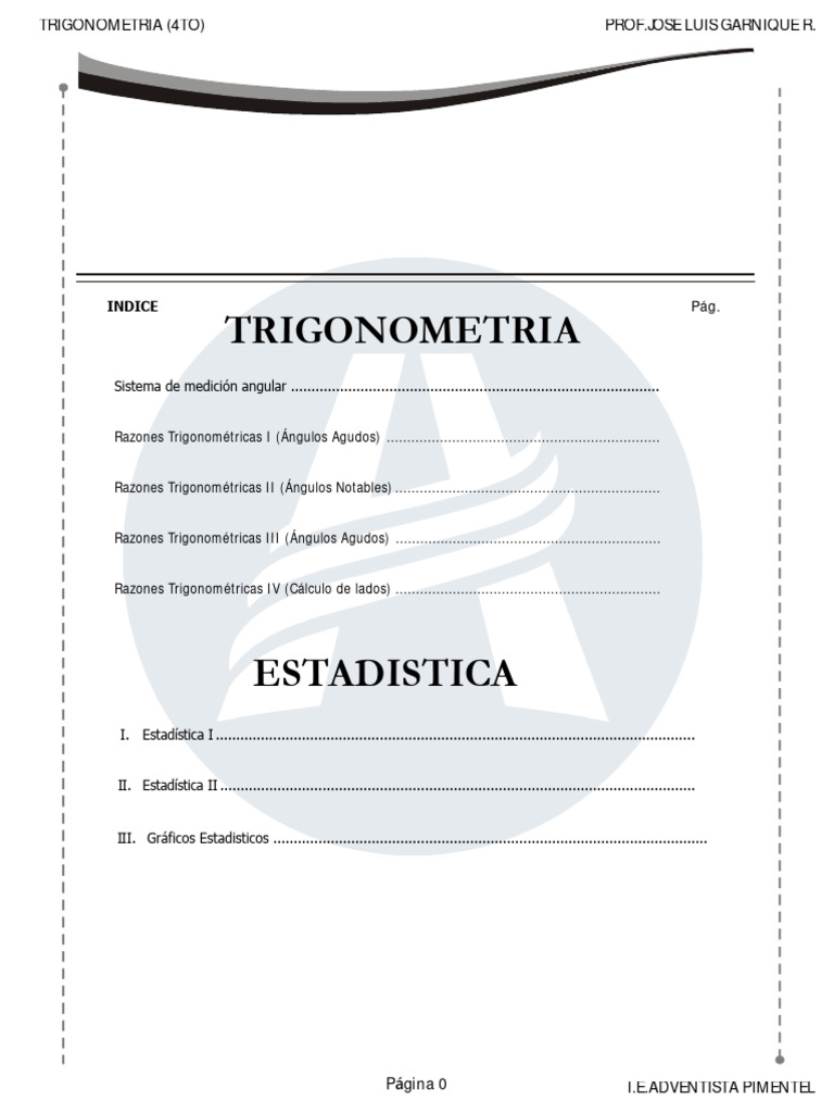 Trigonometria | PDF | Trigonometría | Ángulo