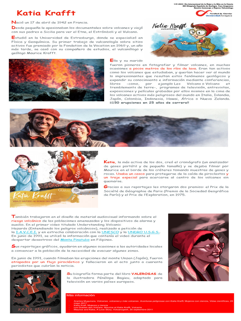 Poster Katia Krafft | PDF | Vulcanología | Geología