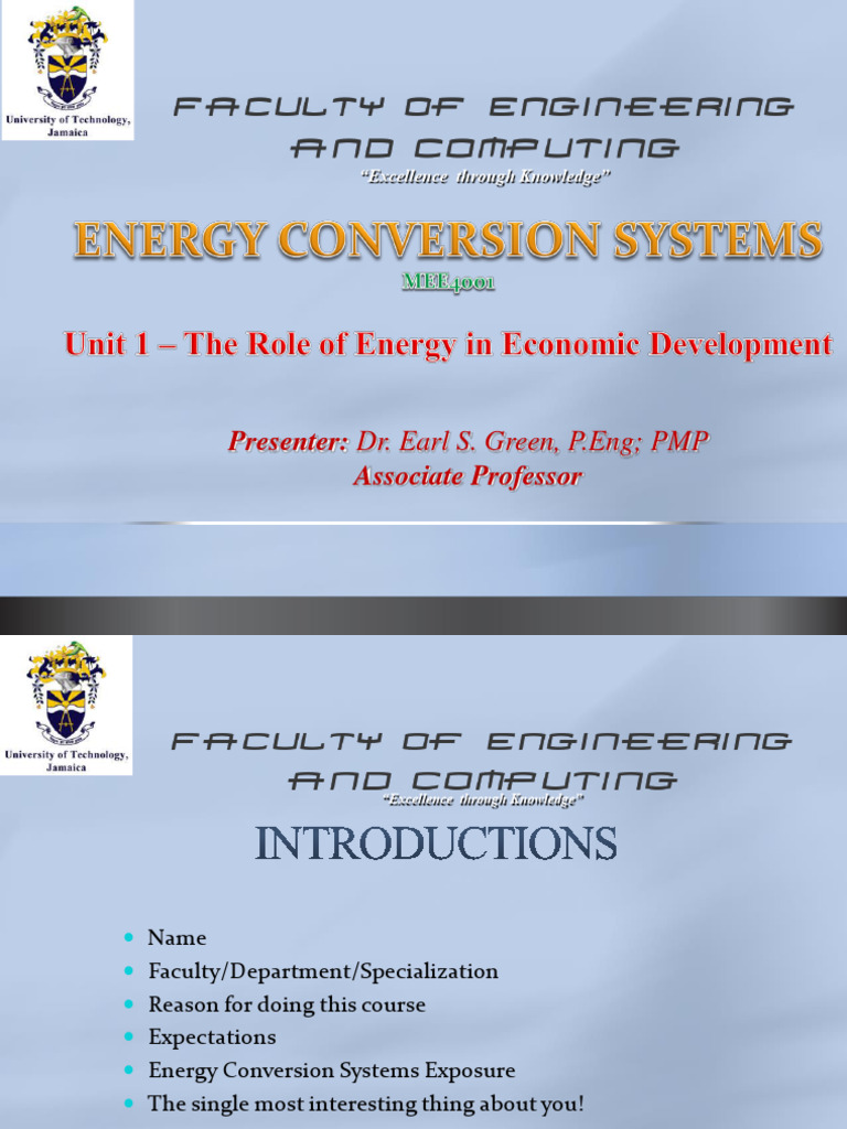Energy Conversion Systems - Lecture 1 - Introduction | PDF | Economic ... Energy Conversion Systems - Lecture 1 - Introduction | PDF | Economic ...