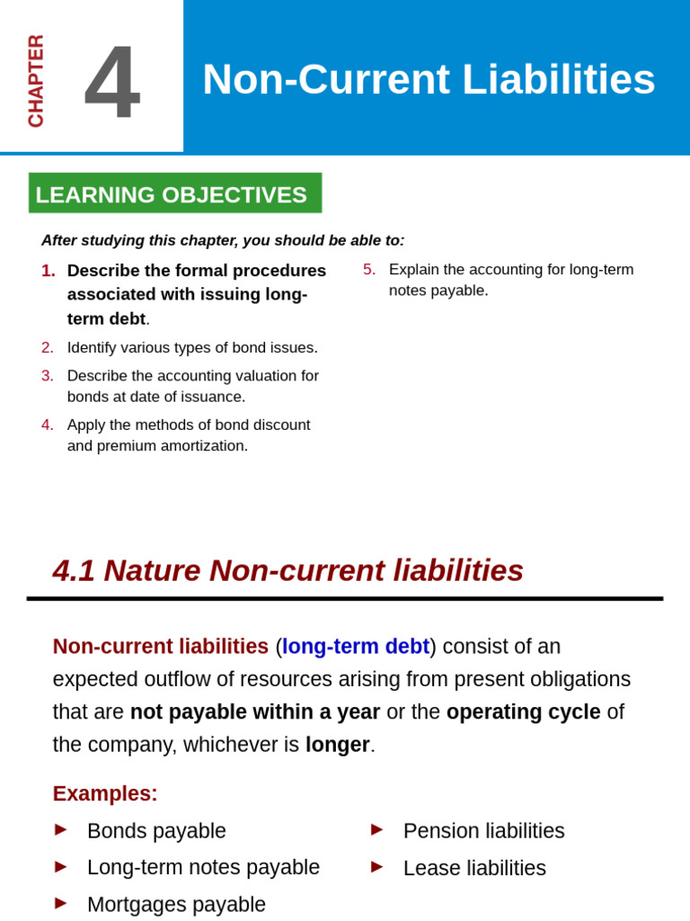 Accounting for Long-Term Notes Payable | PDF | Bonds (Finance ...