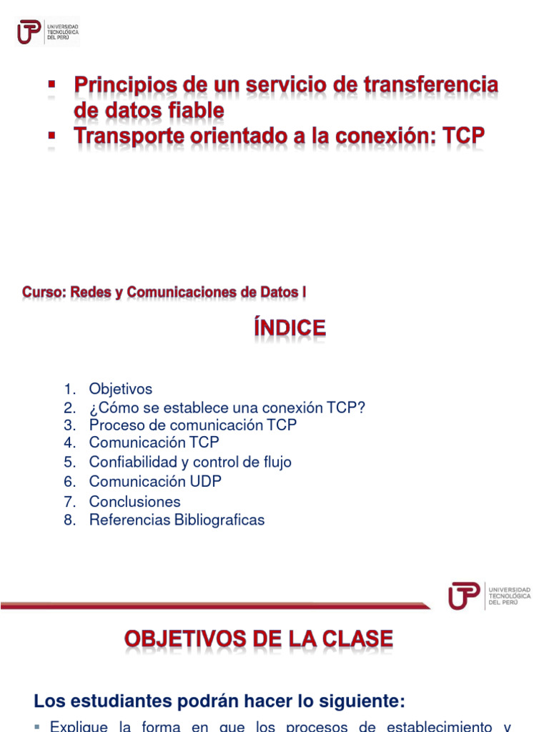 S11 - s1 - Redes y Comunicación de Datos I - S11 | PDF | Protocolo de Control de Transmisión ...