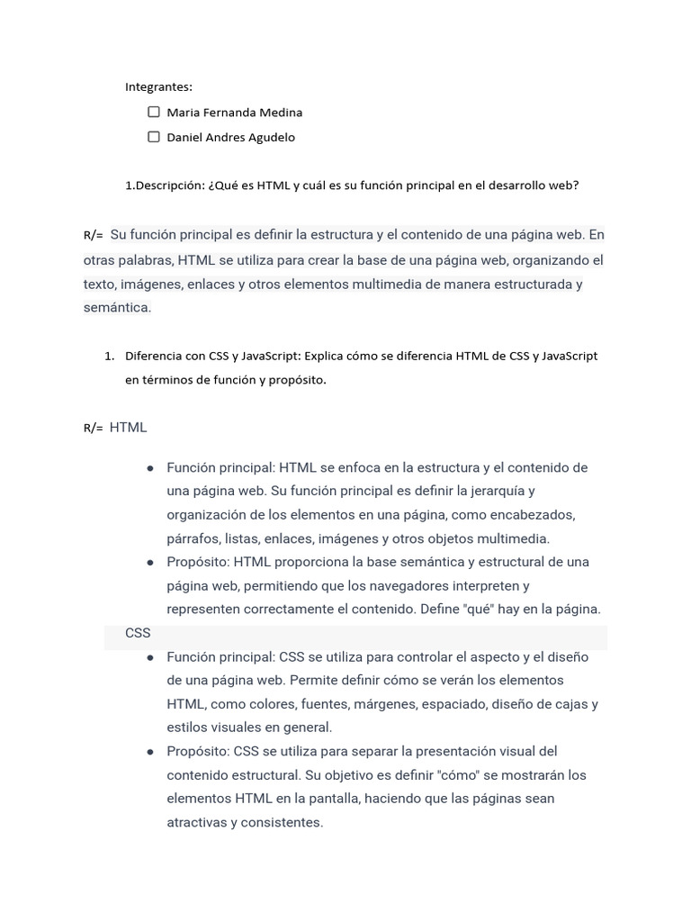 Html Css Y Js Pdf Html Script Java