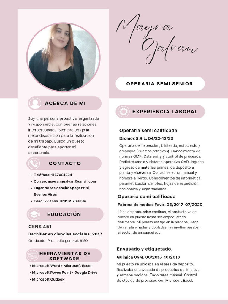 CV Mayra G | PDF