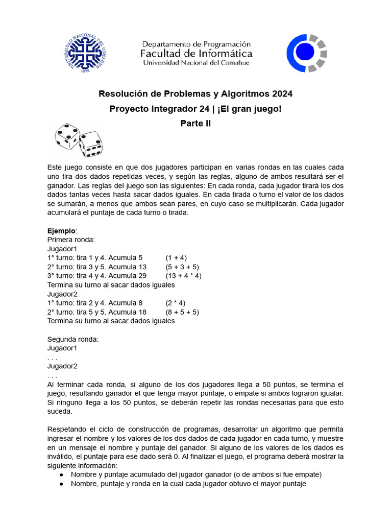 TP Obligatorio 2 | PDF | Algoritmos | Matemáticas Aplicadas