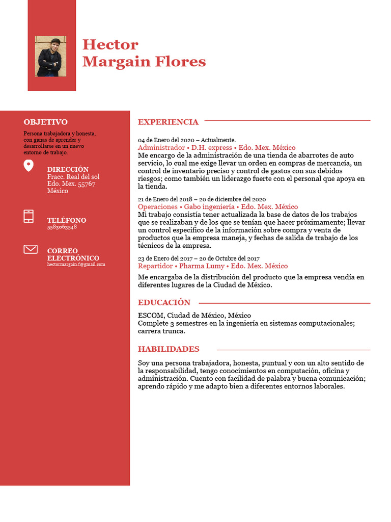 CV Hector | PDF | Informática